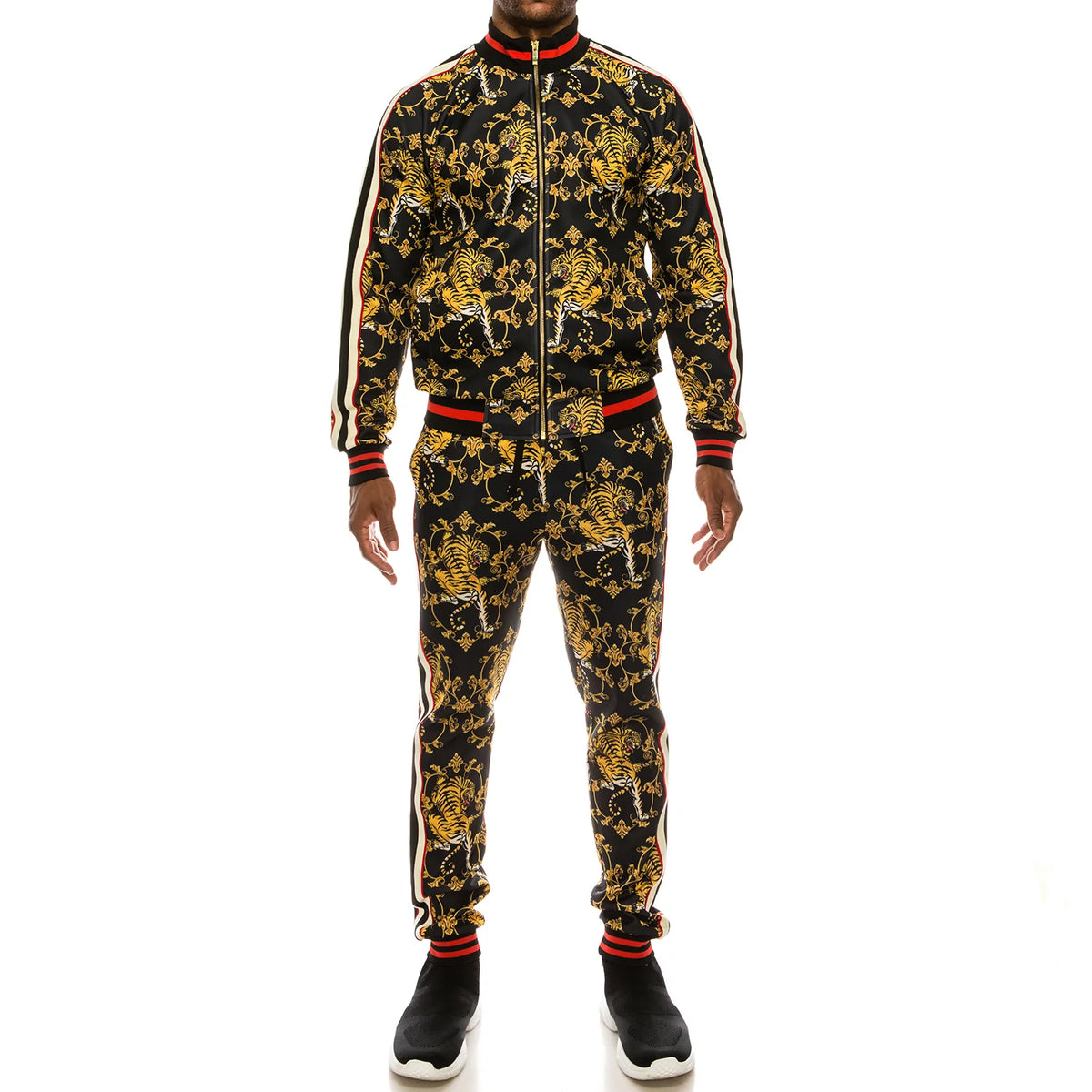 Crouching Tiger Tracksuit - Black – BIA BORO MENSWEAR